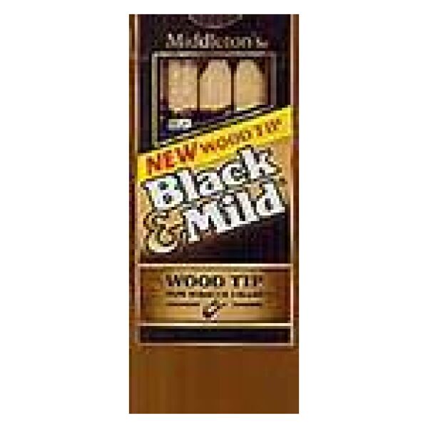 MIDDLETON 5PK BLACK & MILD WOOD TIP - Martin & Snyder Product Sales