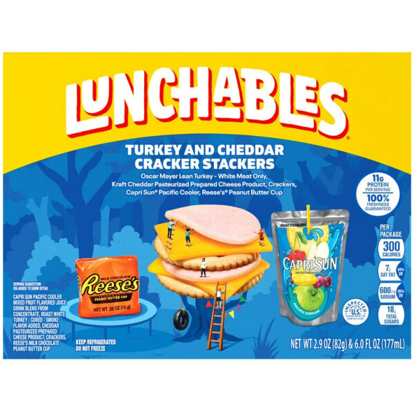 LUNCHABLE TURKEY CHEDDAR CHEESE 8.9 OZ - Martin & Snyder Product Sales