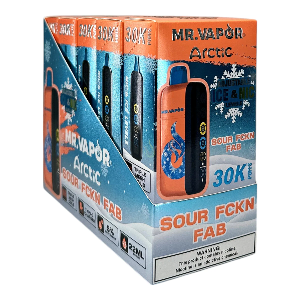 MR VAPOR ARCTIC SOUR FCKN FAB 5CT - Martin & Snyder Product Sales